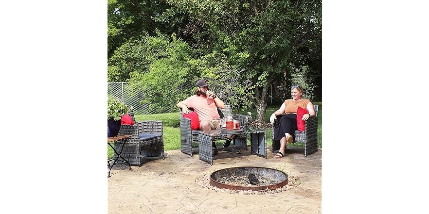 Sunnydaze Décor Ardfield 4-Piece Patio Set