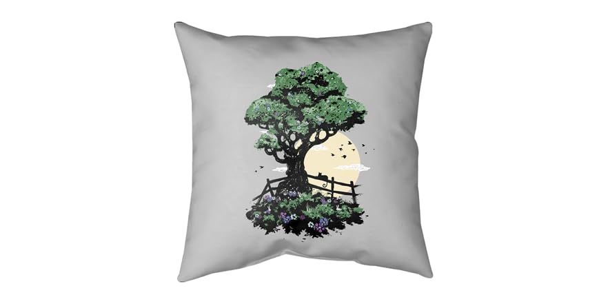 Spring Scene Outdoor Cushion - Square