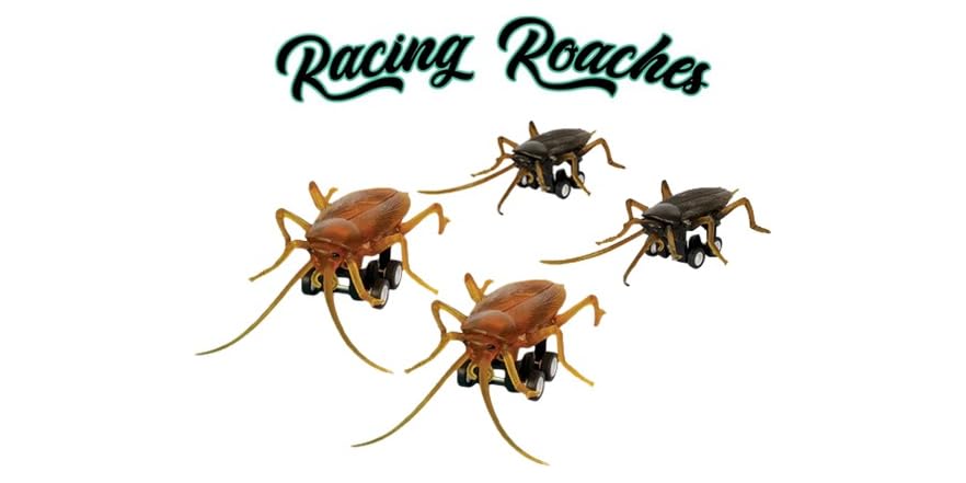 Archie McPhee Racing Roaches Set of 4