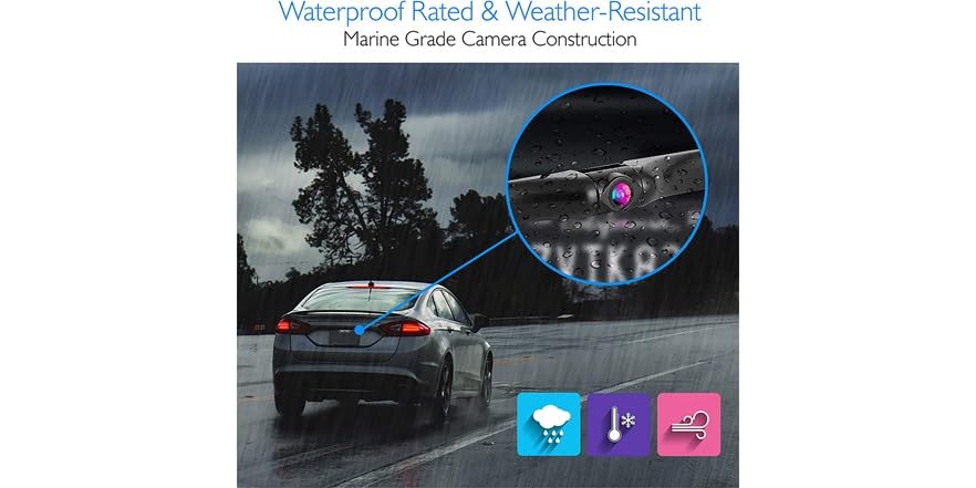 Pyle 7-Inch Monitor Vehicle Backup Camera