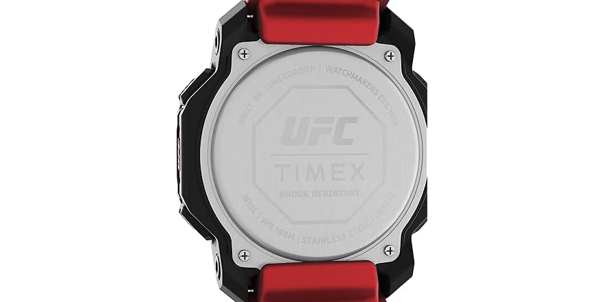 Timex Timex UFC Men's Knockout 48mm Watch - Red Stra
