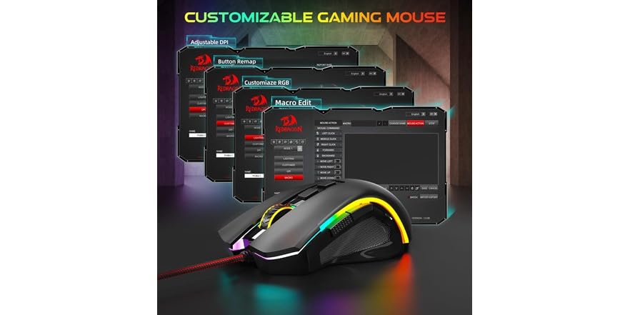 Redragon M602 RGB Wired Gaming Mouse