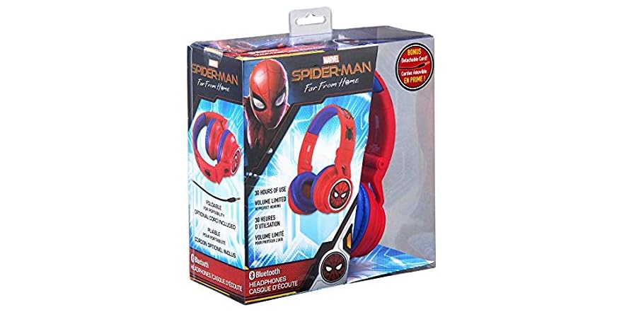 Kids Bluetooth Spiderman Headphones