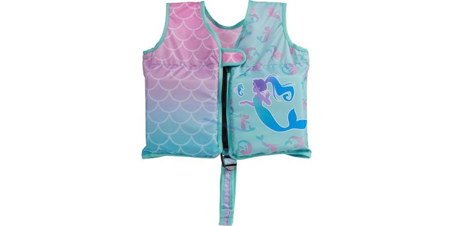 SwimWays Swim Vest, Mermaid