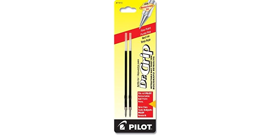 Pilot Dr. Grip Ballpoint Ink Refill 2pk