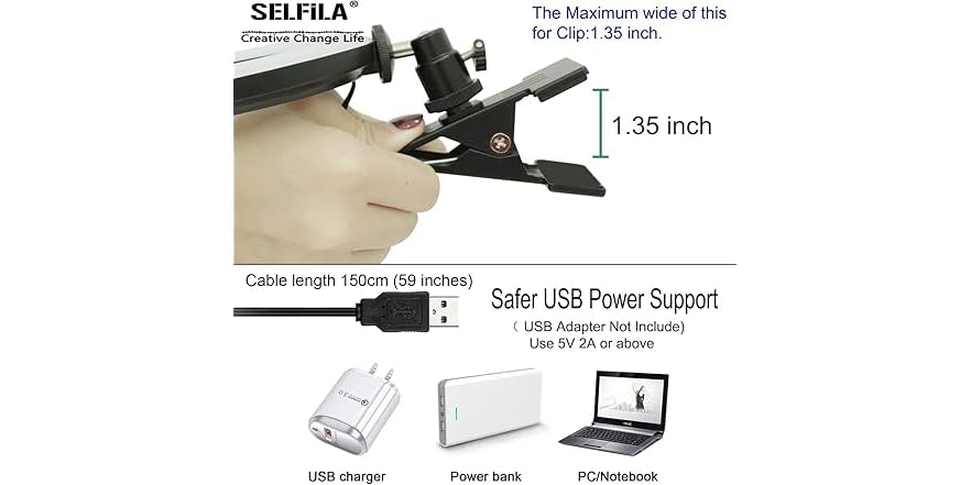 5'' USB Portable Ring Light