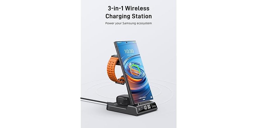 3-in-1 Android Wireless Charging Station