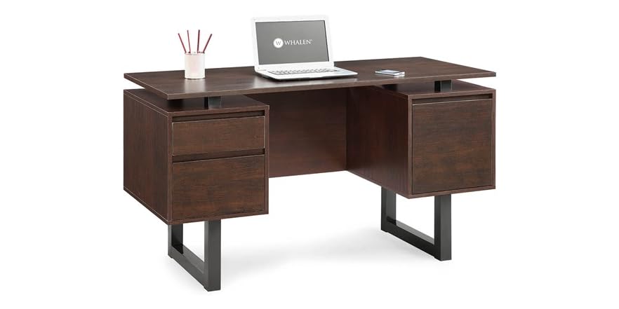 Cooper Modern Double Pedestal Desk