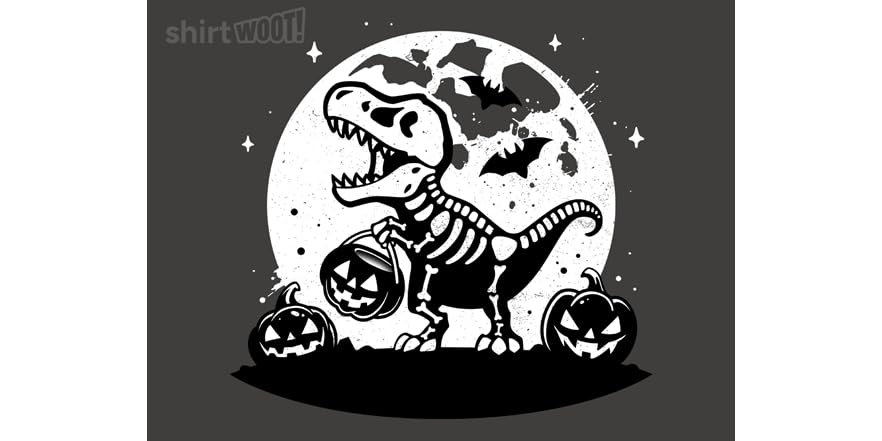 Spooky T-Rex Skeleton