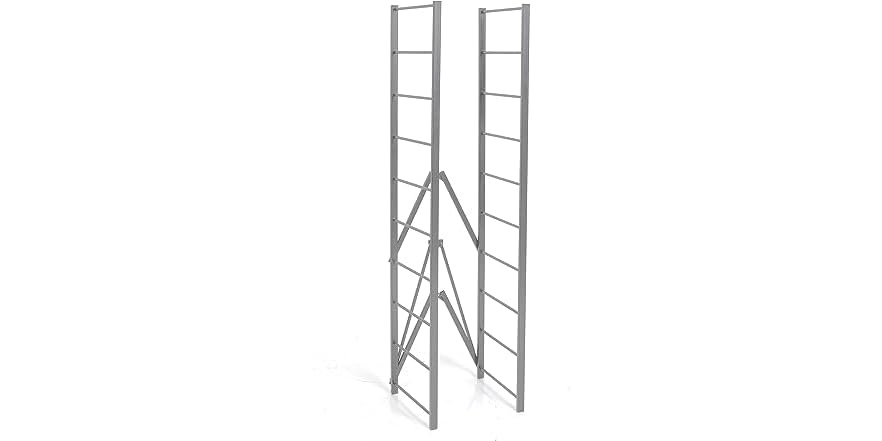 Origami R2-01W 4 Tier Adjustable Shelf Rack Pewter