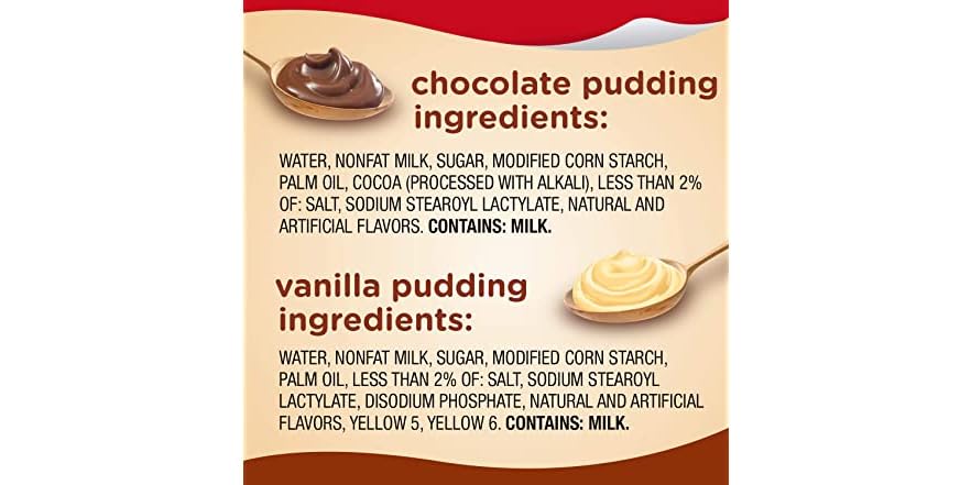 Snack Pack Chocolate & Vanilla Pudding Cups Family Pack 12Count, 6 Pack