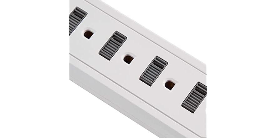 Amazon Basics 6-Outlet Surge Protector Power Strip