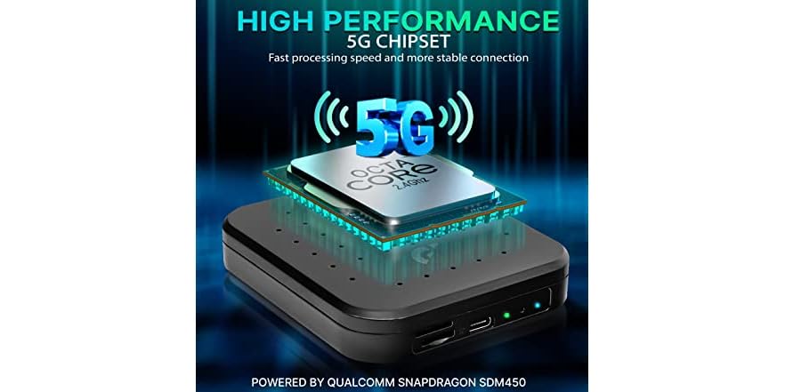 Pyle Wireless Carplay iA Box 4GB RAM