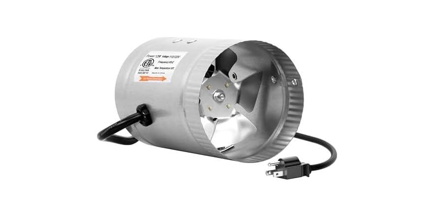 iPower 4" Inline Booster, Duct Blower