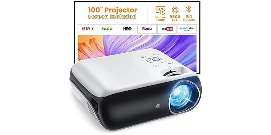 HAPPRUN Projector, Native 1080P