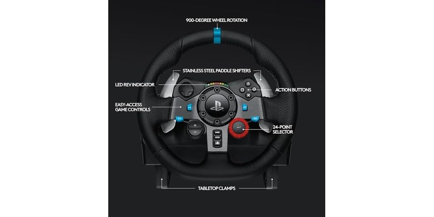 Logitech G29 Racing Wheel and Pedals (Open Box)