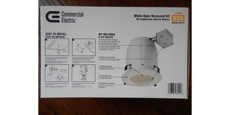 2 Pack - 5 in. Recessed Open Kit
