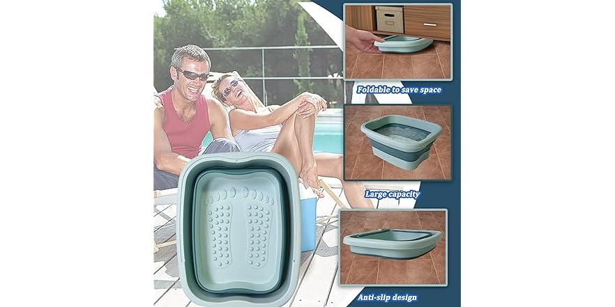 Collapsible Pool Foot Wash Tray