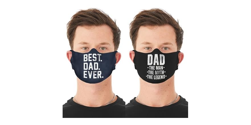 Father's Day Reusable Face Mask 2-Pack