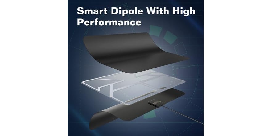 (NEW) ANTAN Indoor Window HDTV Antenna