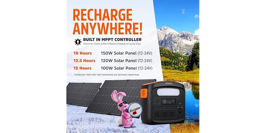 Energizer 960Wh MAX Portable Power Station