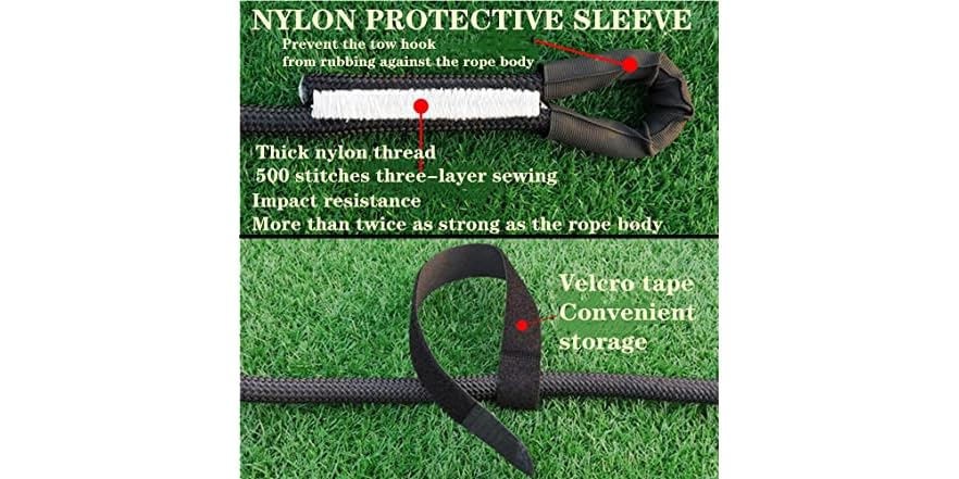 Kinetic Rope Towing Strap