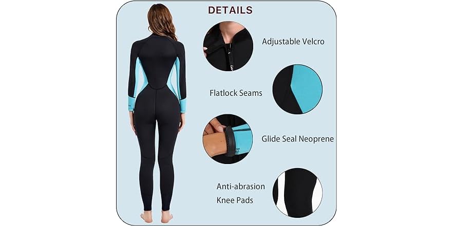 Full Body Long Sleeve Neoprene Wetsuit