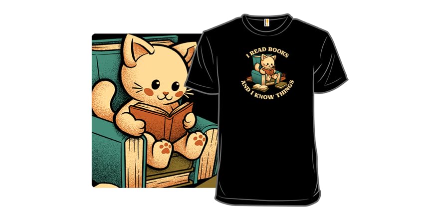 I Read Books And I Meow Things