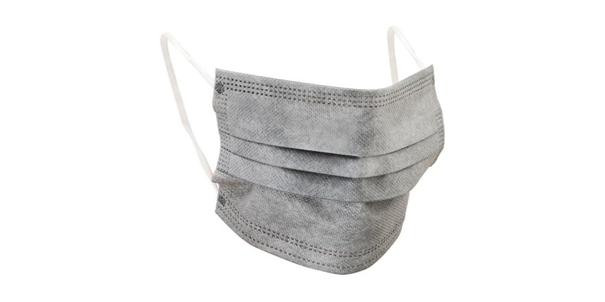 Grey Disposable 3-Ply Face Masks
