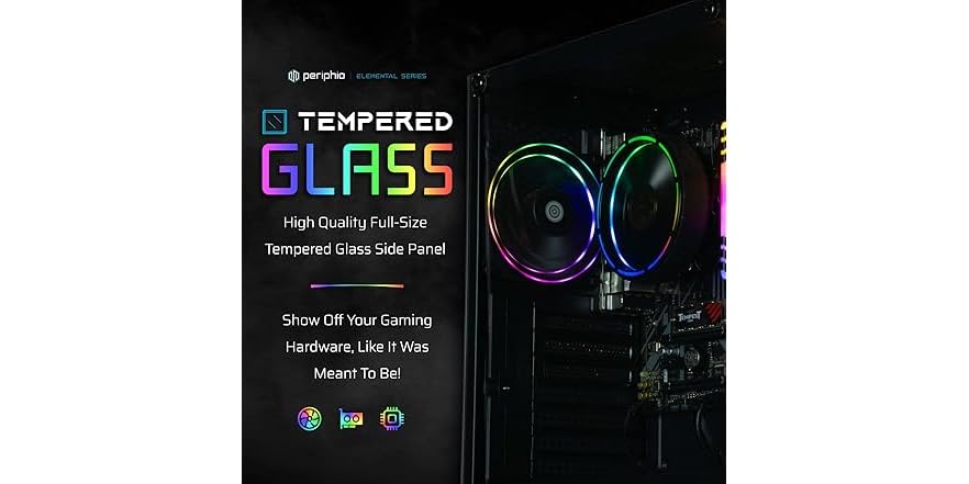 Periphio Terra Prebuilt Gaming PC - AMD Ryzen 7 - 64GB RAM