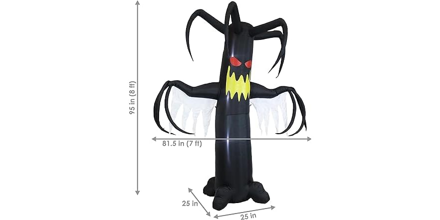 Nightmare Hollow Ghostly Tree Inflatable with LED Lights