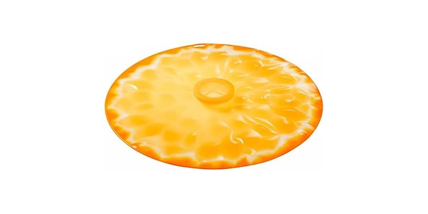 Orange Lid 28cm, Silicone Lid for Food