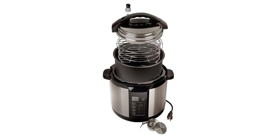 Emson 5-Qt. Electric Indoor Pressure Cooker Smoker