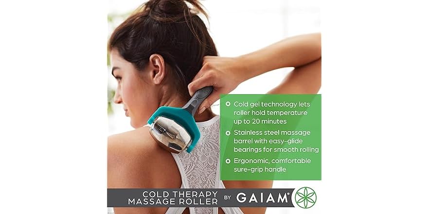 Gaiam Restore Cold Therapy Massage Roller