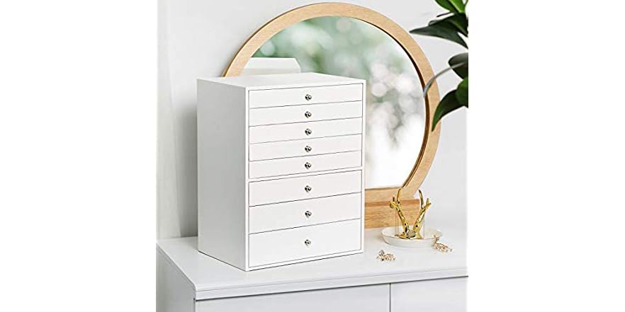 SONGMICS Jewelry Box, 8-Layer