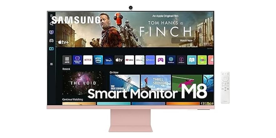 Samsung 32" M80C 4k Smart Monitor | Sunset Pink