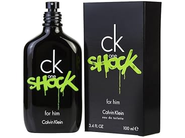 Ck One Shock Men Calvin Klein EDT Spray 3.4 oz.