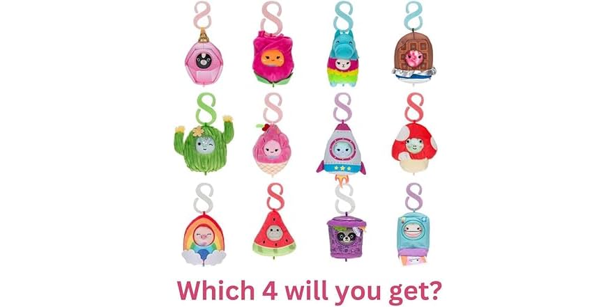 Squishville by Original Squishmallows Style & Play Clips