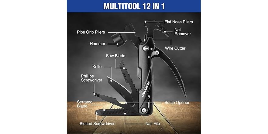 WORKPRO WORKPRO Hammer Multitool