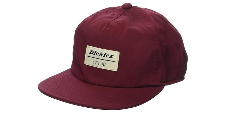 Dickies Men's Low Pro Flat Brim Cap