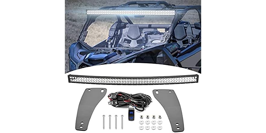 XJMOTO XJMOTO 50'' 288W Offroad Curved LED Li