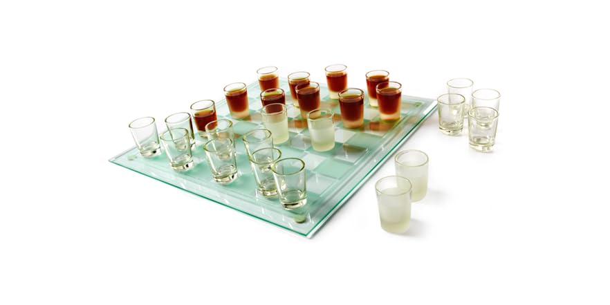 Checkers Shot Glass Game Set