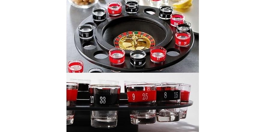 Shot Glass Roulette Set, Drinking Game