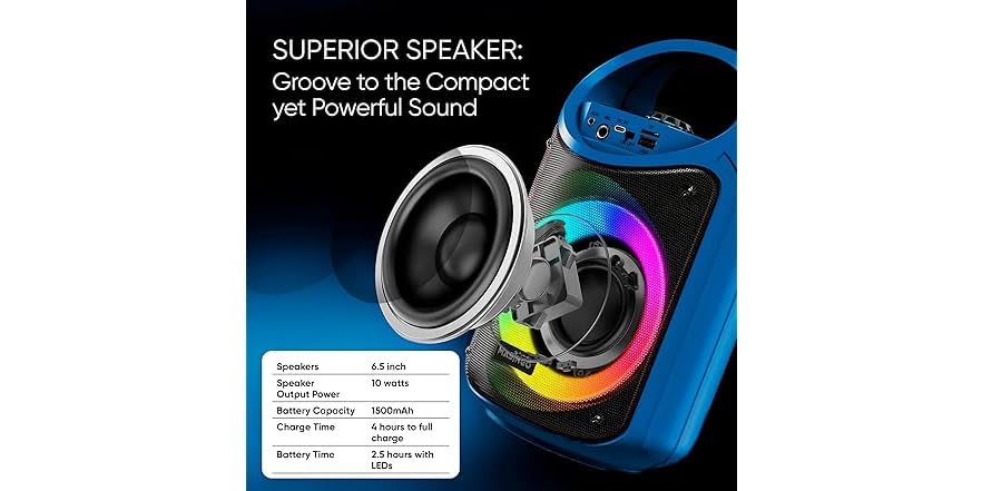MASINGO Karaoke Machine for Kids and Adu