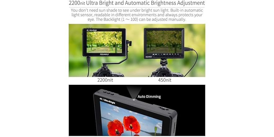 7in Touch Screen Field Monitor