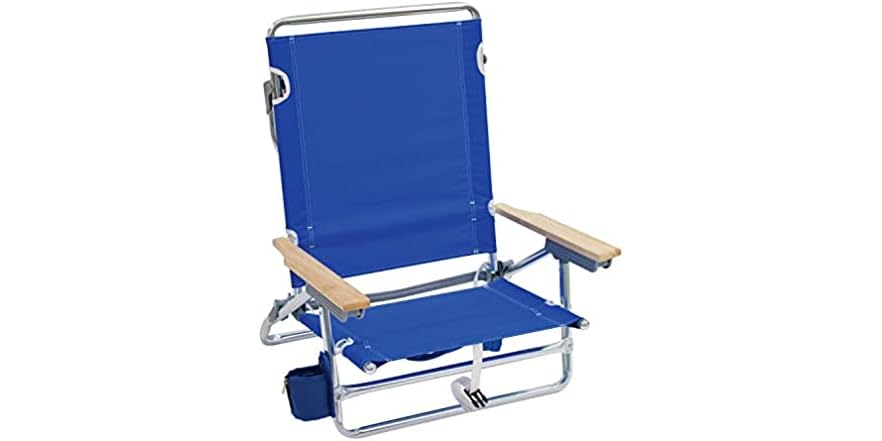 Rio Brands 5 Position Flat Beach Chair
