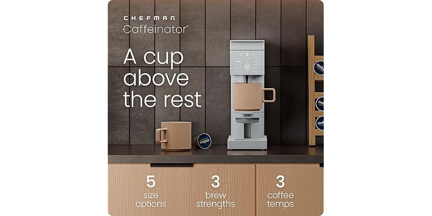 Chefman Caffeinator Coffee Maker (Open Box)