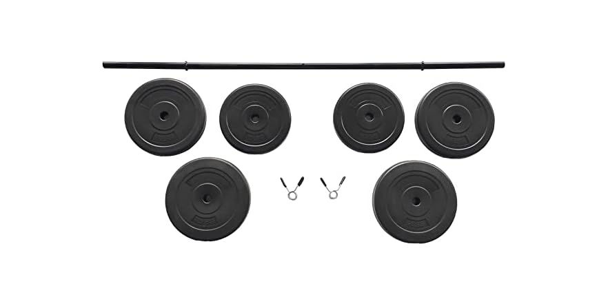 BalanceFrom Vinyl Standard Weight Set