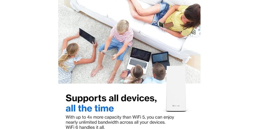 Linksys Atlas WiFi 6 Home WiFi Mesh System (Open Box)