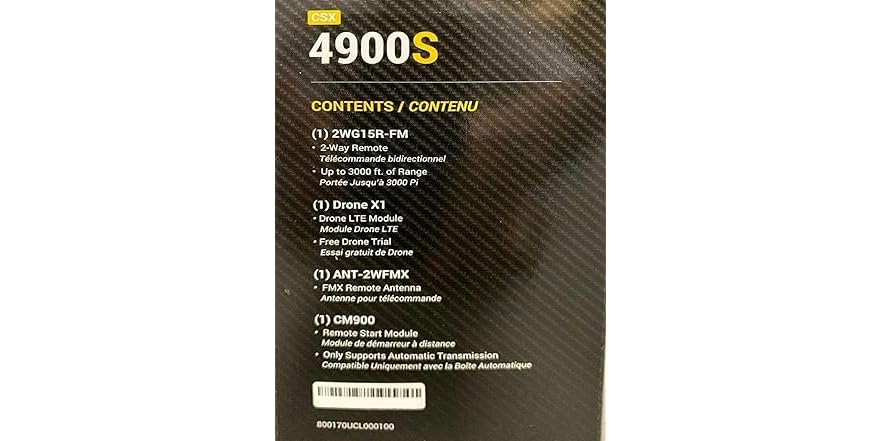 Compustar CS CSX4900-S CS CSX4900-S